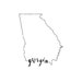 Georgia State Outline Svg - Etsy