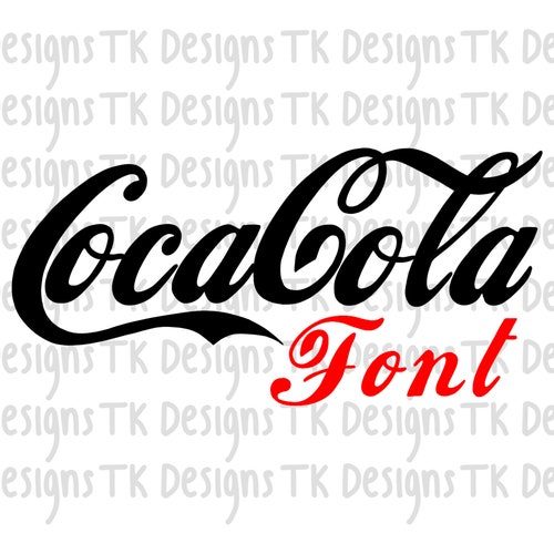 Coca Cola Font Alphabet SVG PNG DXF - Etsy Australia