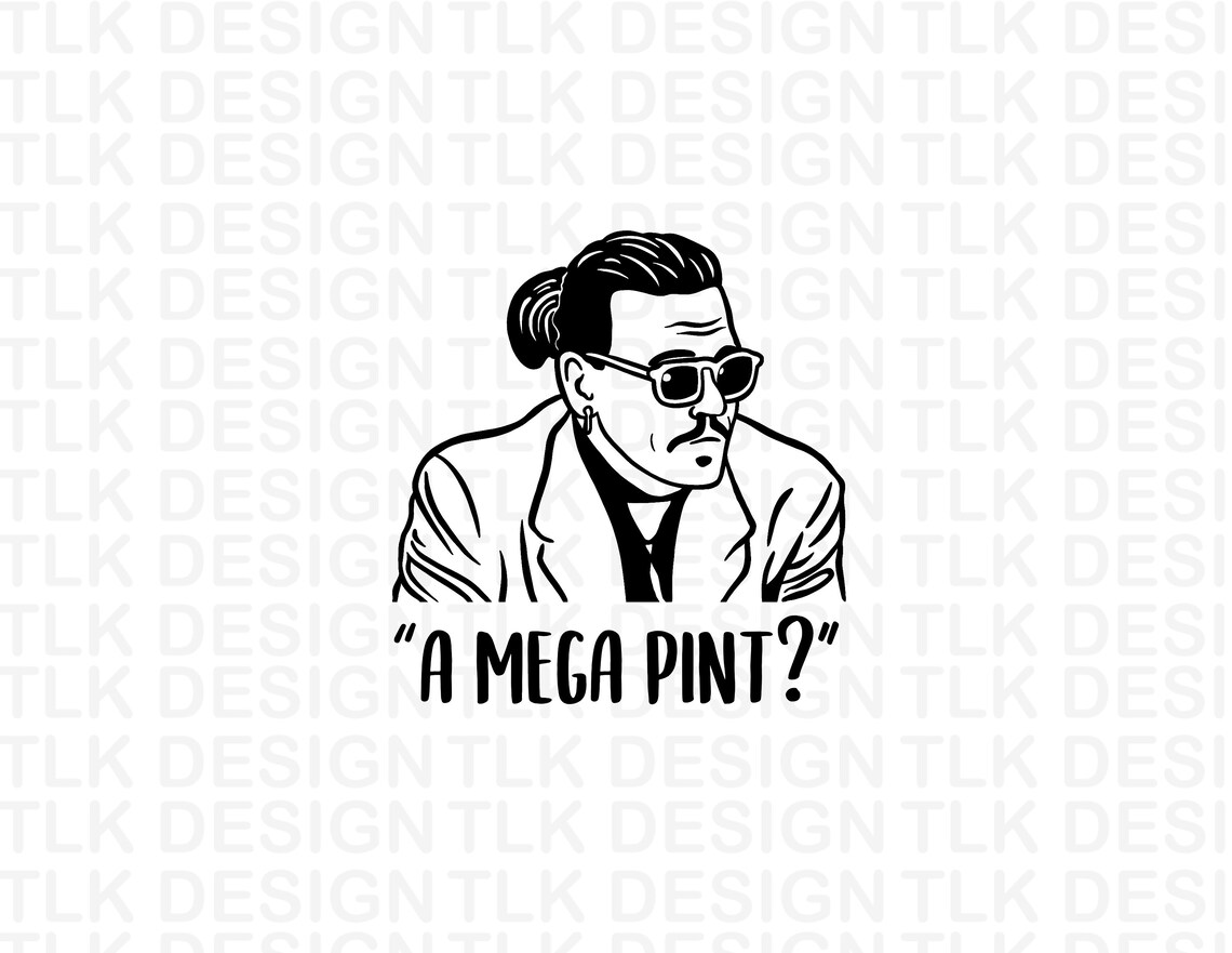 Johnny Depp Mega Pint Svg Png - Etsy