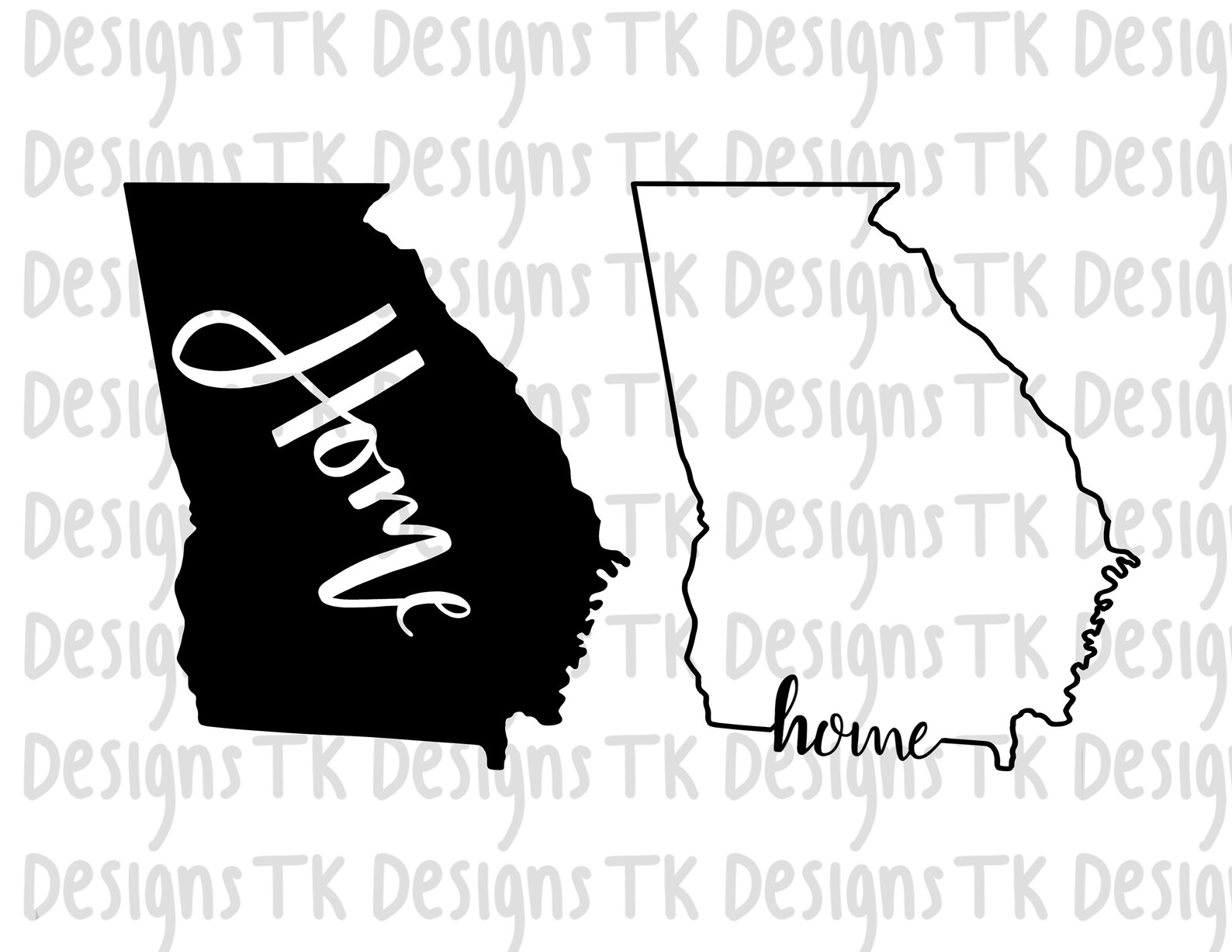 Georgia State Svg - Etsy