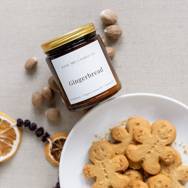 Gingerbread Candles - Etsy