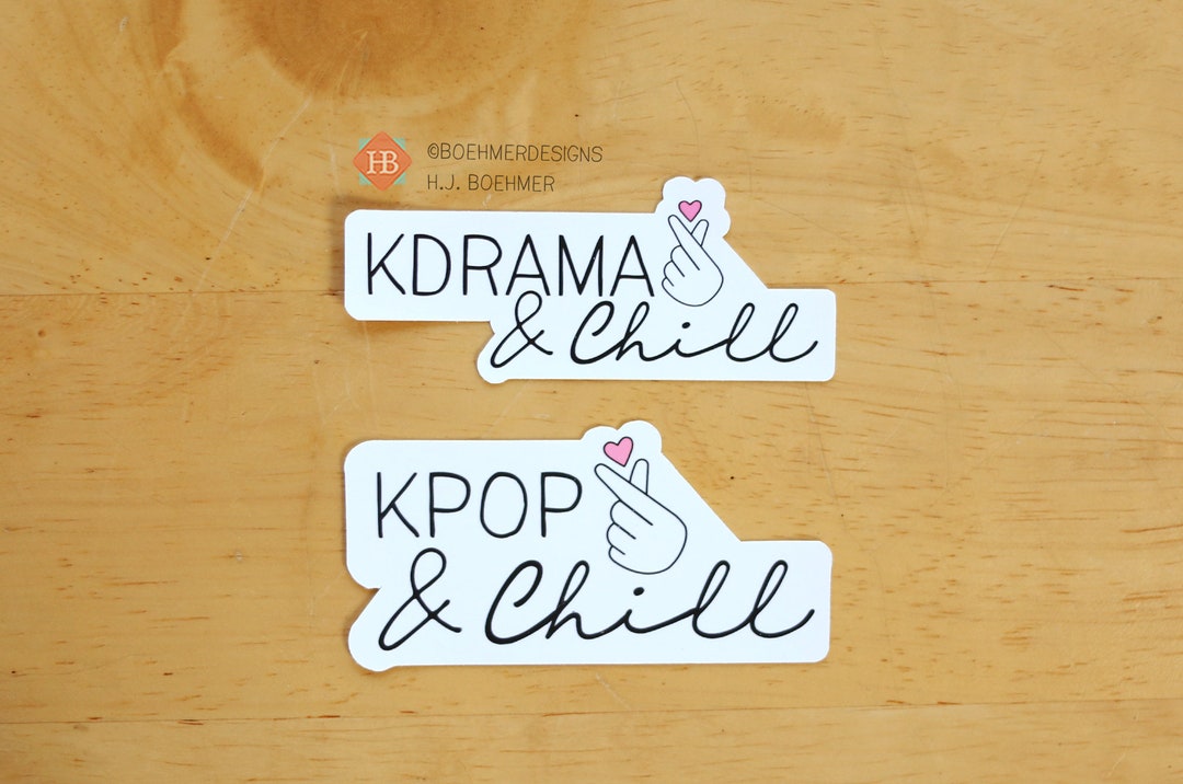 Kdrama Sticker/kpop Sticker/ Kdrama and Chill Sticker/kpop & Chill/kpop ...