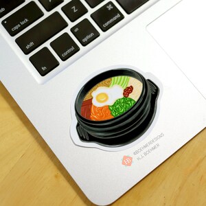 Bibimbap Sticker | 비빔밥 | 한식 | Korean Food Sticker | Korea Sticker ...