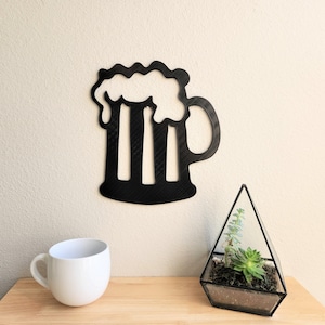 Beer Mug Decor | Single Beer Mug Wall Art | Beer Art | Beer Decor ...