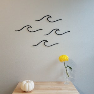 Wave Wall Decor | Ocean Wave Decor | Ocean Wall Art | Nautical Home ...