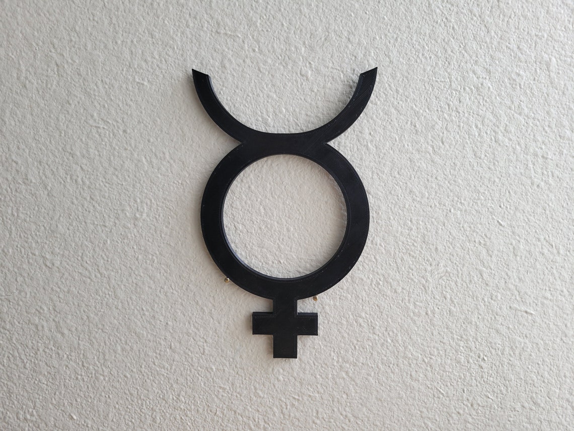 Mercury Wall Art Mercury Symbol Wall Art Astrology Art | Etsy