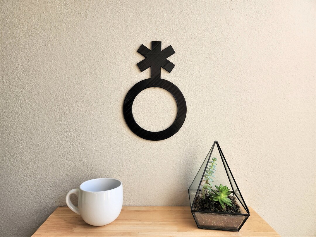 Non Binary Sign Wall Art | Nonbinary Sign | Gender Art | Gender Sign ...