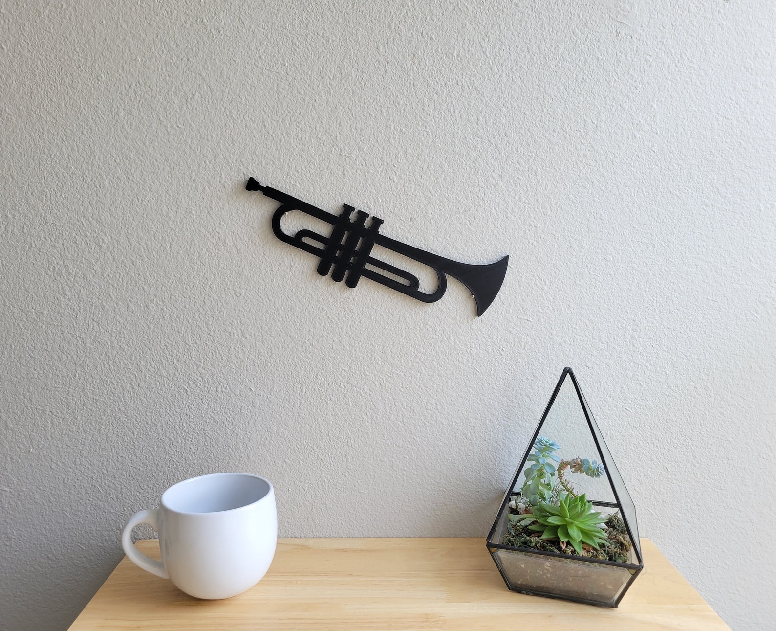 Trumpet Wall Art Trumpet Silhouette Decor Musical Wall Art - Etsy