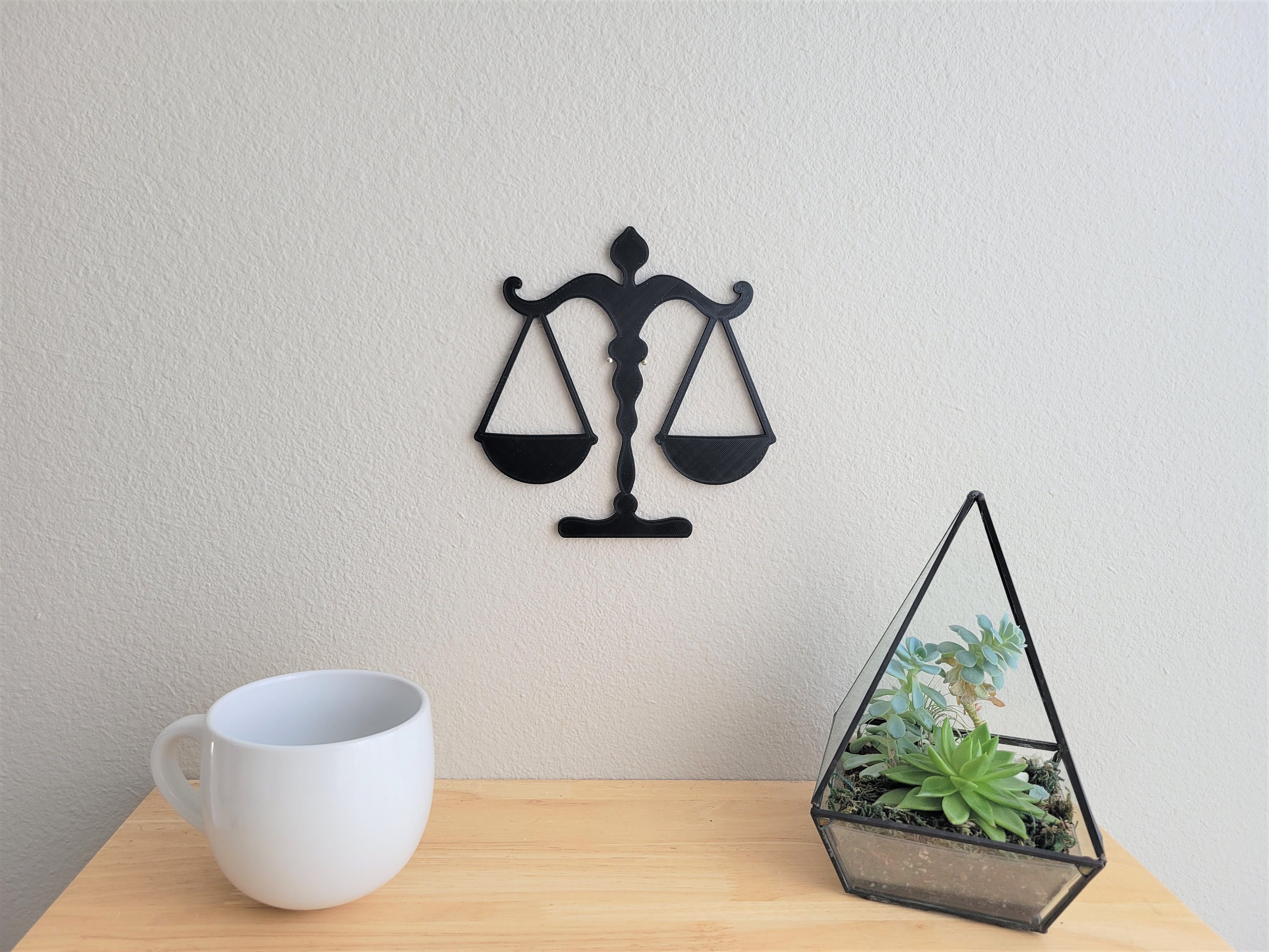 Scales of Justice Wall Art | Scales Wall Decor | Judge Wall Art ...