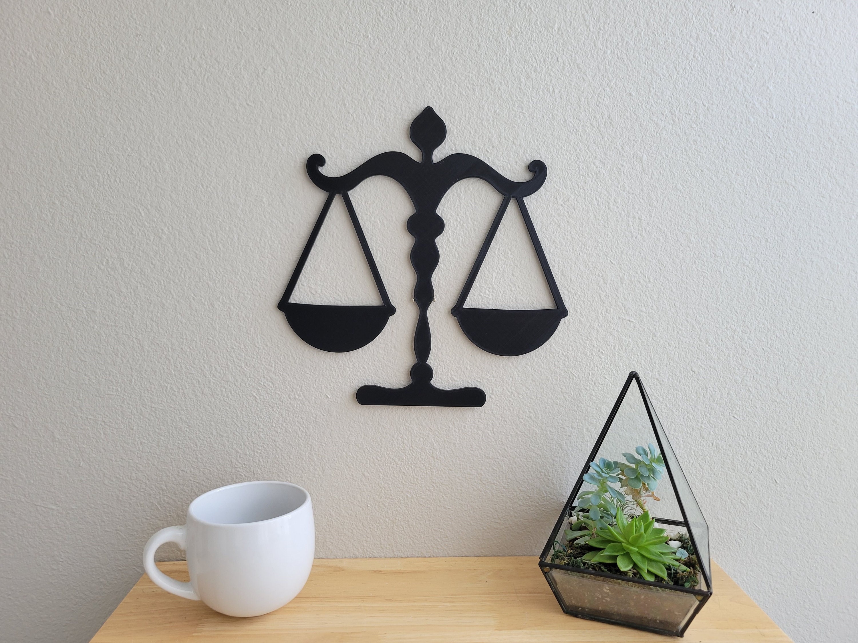 Scales of Justice Wall Art | Scales Wall Decor | Judge Wall Art ...