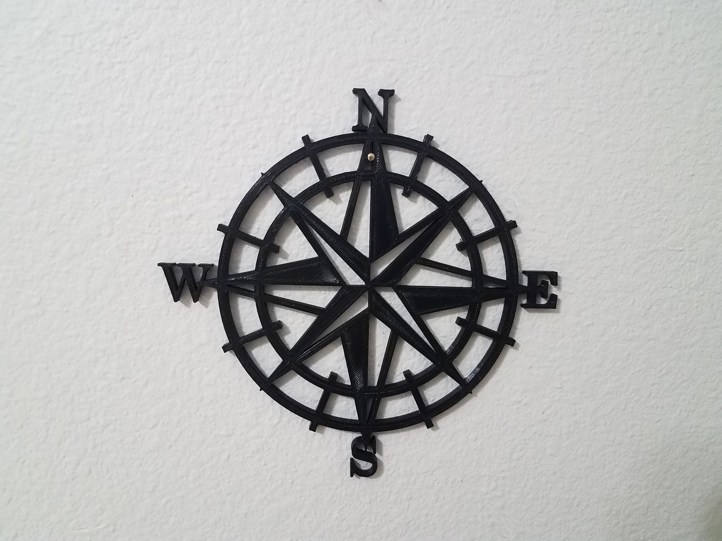 Nautical Compass Rose Wall Art | Compass Rose Decor | Compass Wall Art ...