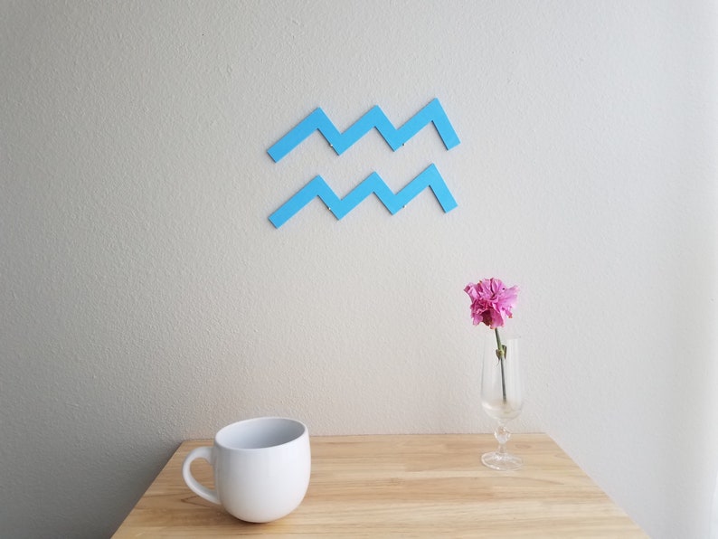 Aquarius Wall Art | Zodiac Sign | Horoscope Art | Zodiac Decor ...