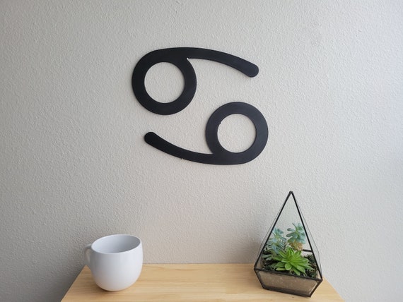 Cancer Wall Art Cancer Sign Zodiac Sign Horoscope Art - Etsy