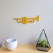 Trumpet Wall Art | Trumpet Silhouette Decor | Musical Wall Art | Cute ...