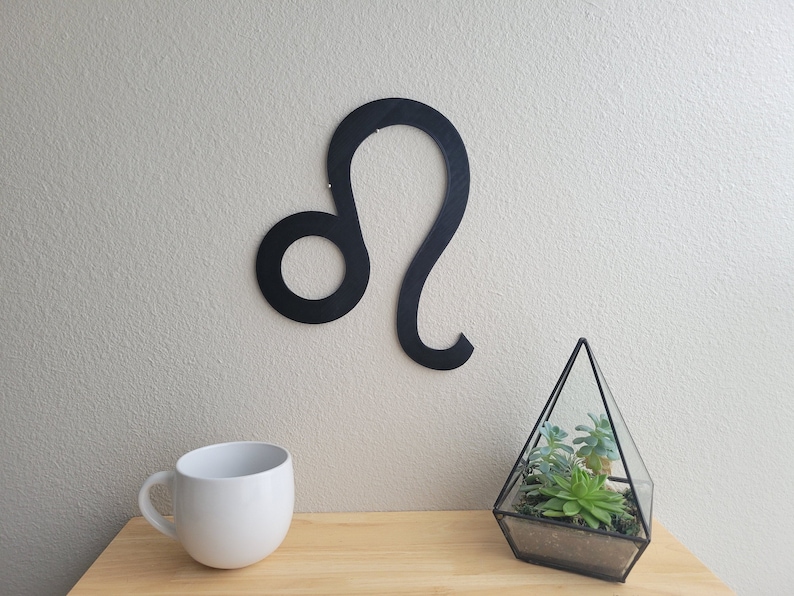 Leo Wall Art | Leo Decor | Zodiac Sign | Horoscope Art | Zodiac Decor ...