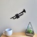 Trumpet Wall Art | Trumpet Silhouette Decor | Musical Wall Art | Cute ...