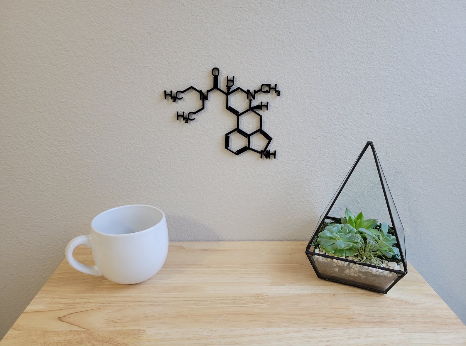 LSD Molecule Wall Decor LSD Molecule Wall Art Chemistry - Etsy