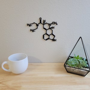 LSD Molecule Wall Decor | LSD Molecule Wall Art | Chemistry Molecule ...