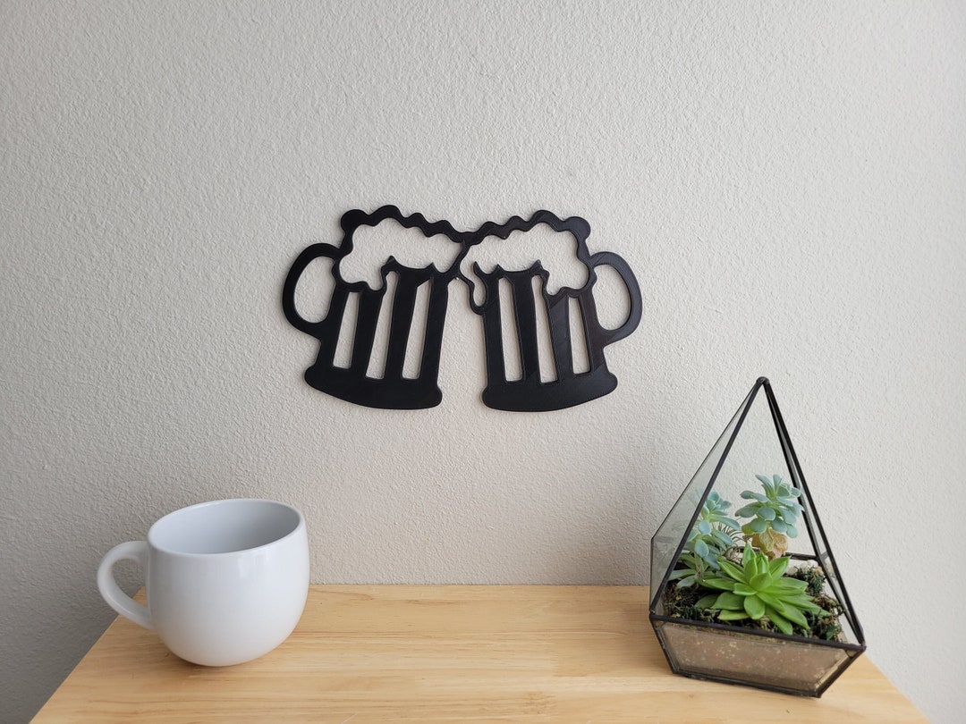 Beer Mug Decor | Beer Mug Wall Art | Beer Art | Beer Decor | Beer Mug ...