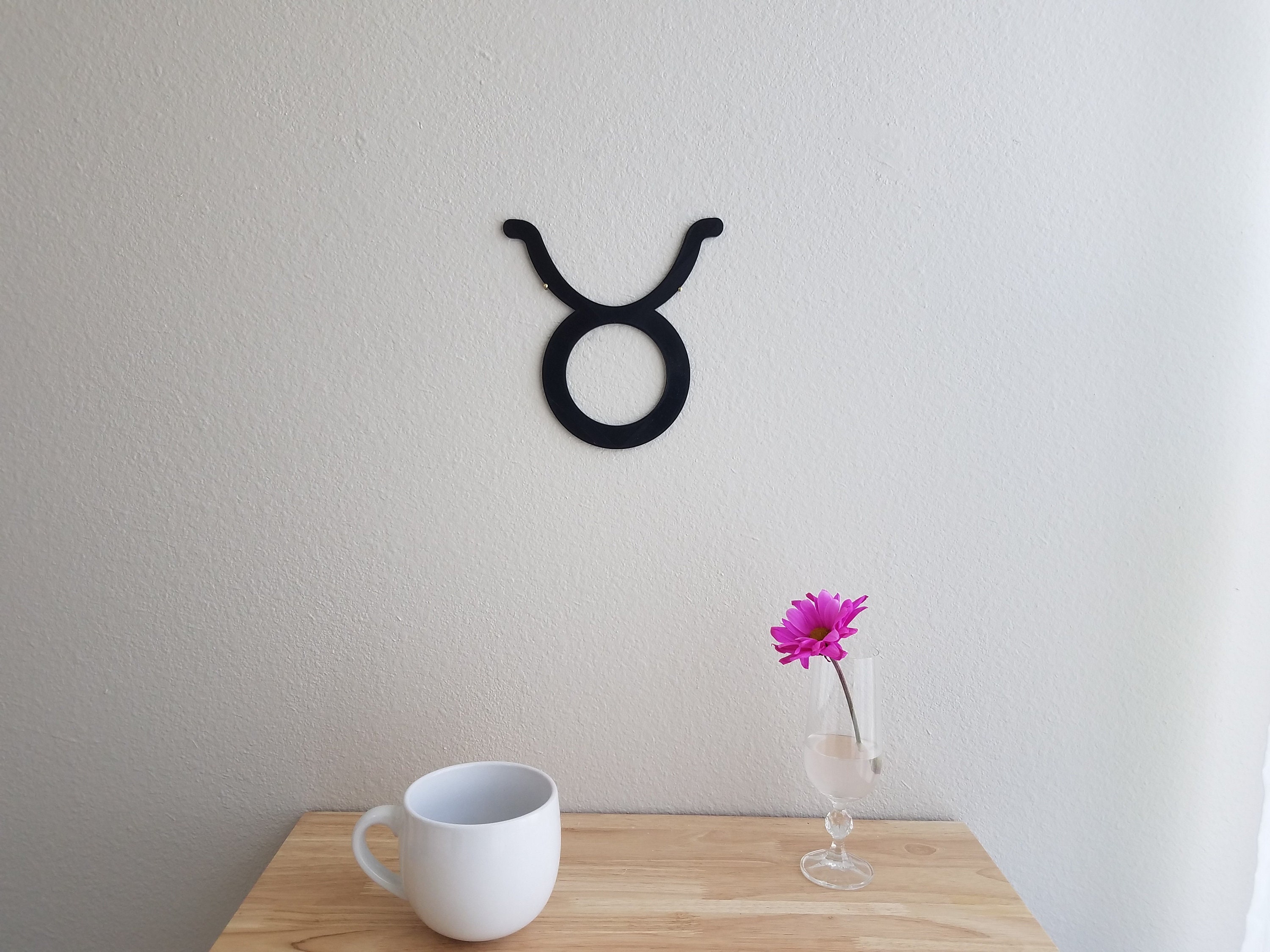 Taurus Wall Art Taurus Decor Zodiac Sign Horoscope Art | Etsy