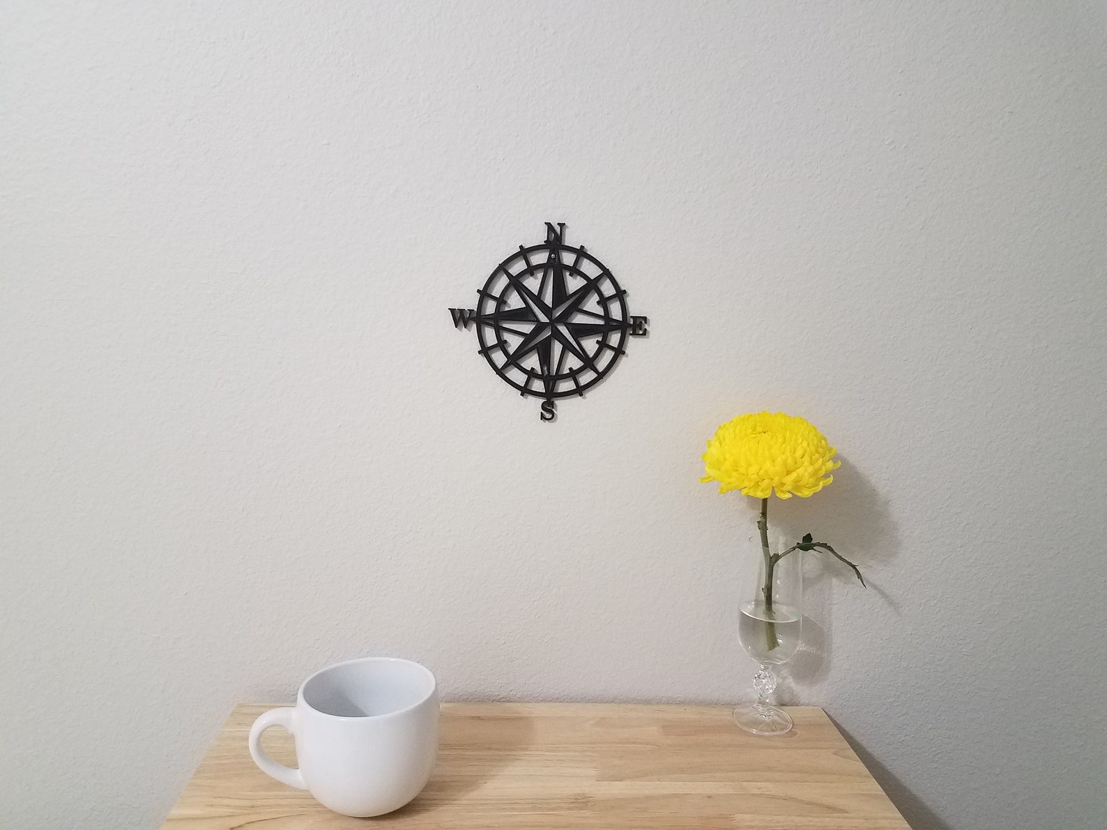 Nautical Compass Rose Wall Art | Compass Rose Decor | Compass Wall Art ...
