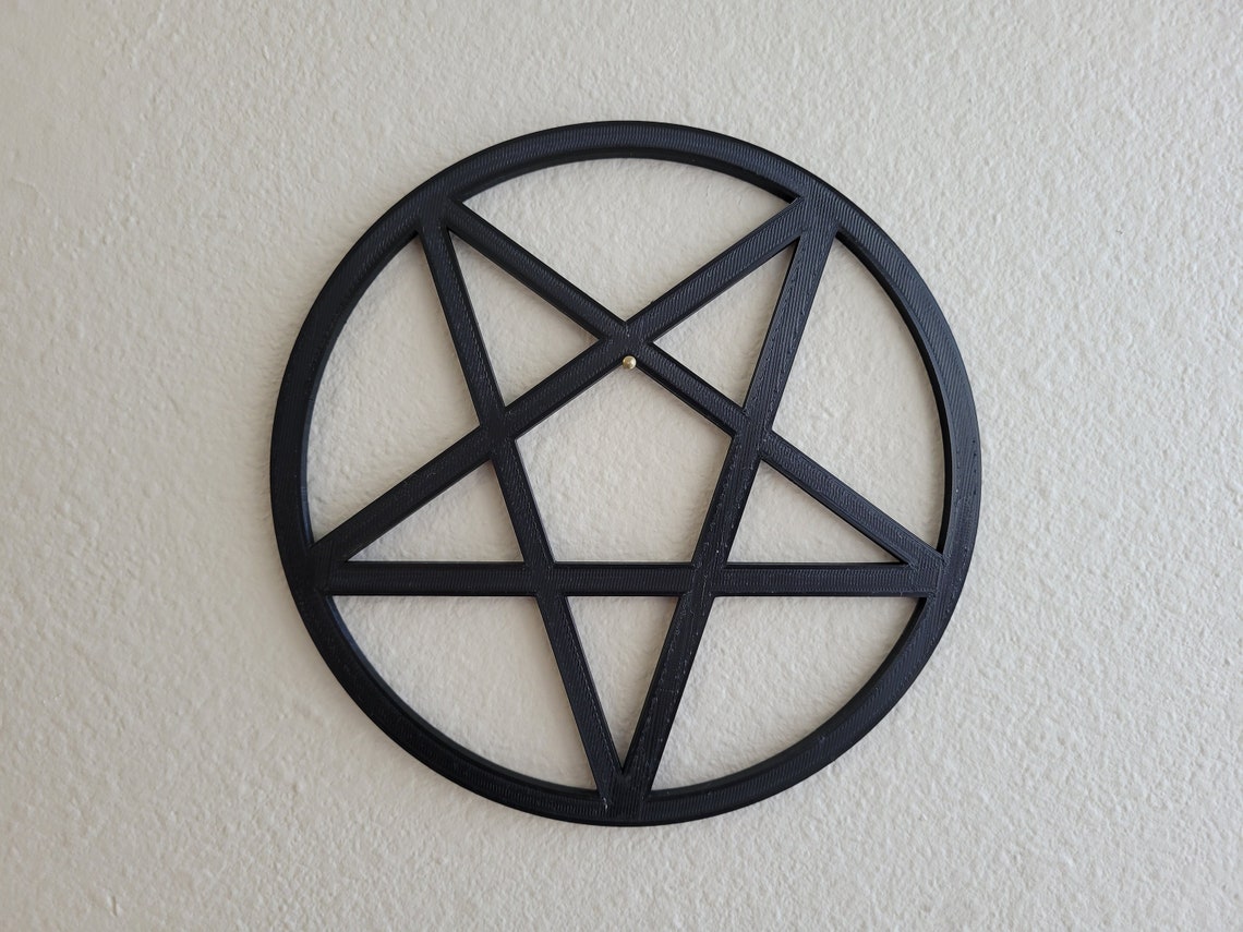 Pentagram | Pentagram Wall Art | Pentagram Decor | Pagan Decor | Wicca ...