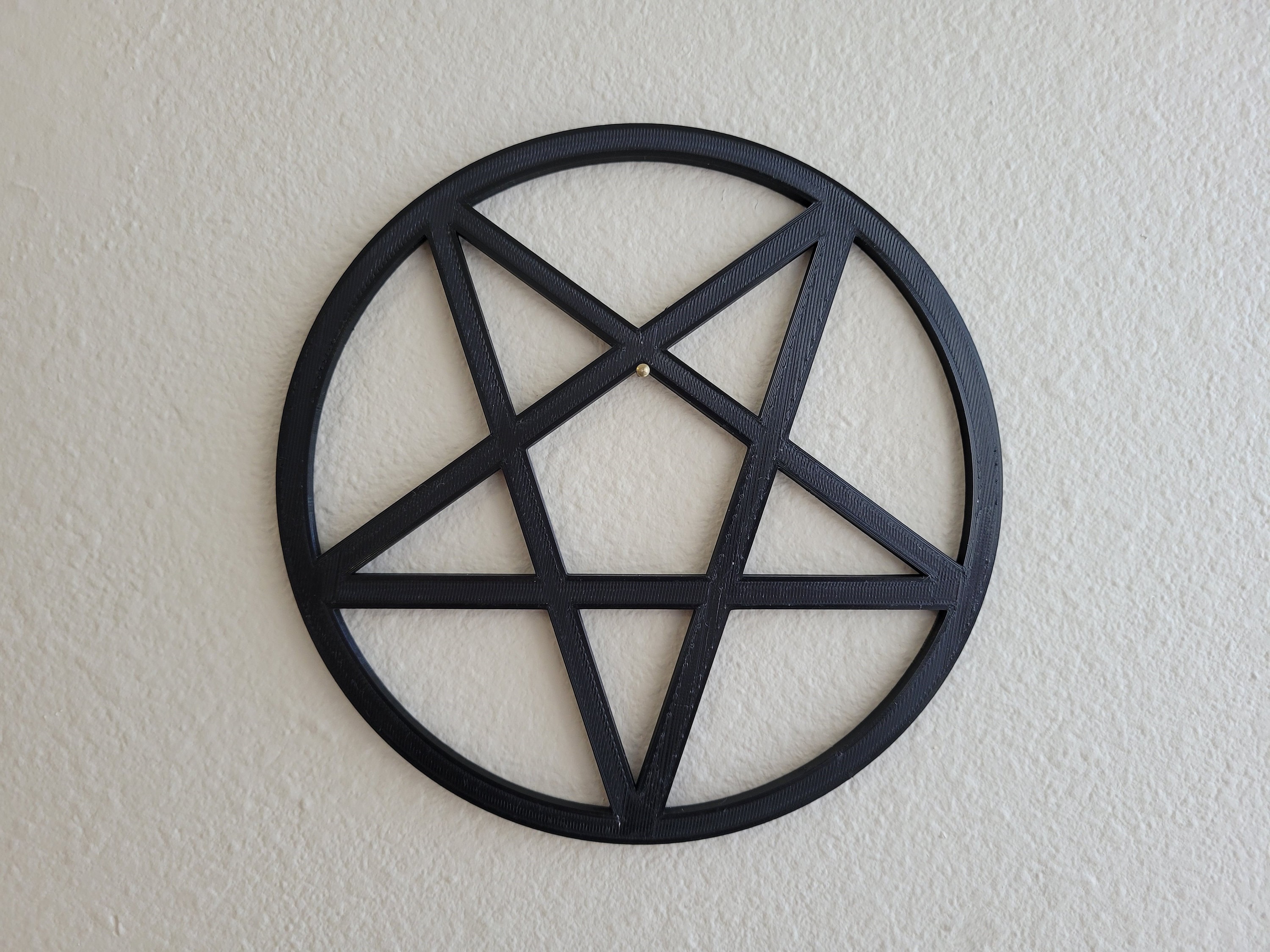 Pentagram Pentagram Wall Art Pentagram Decor Pagan Decor - Etsy