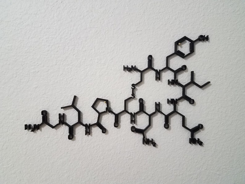 Serotonin Molecule Wall Art Serotonin Molecule Dopamine | Etsy