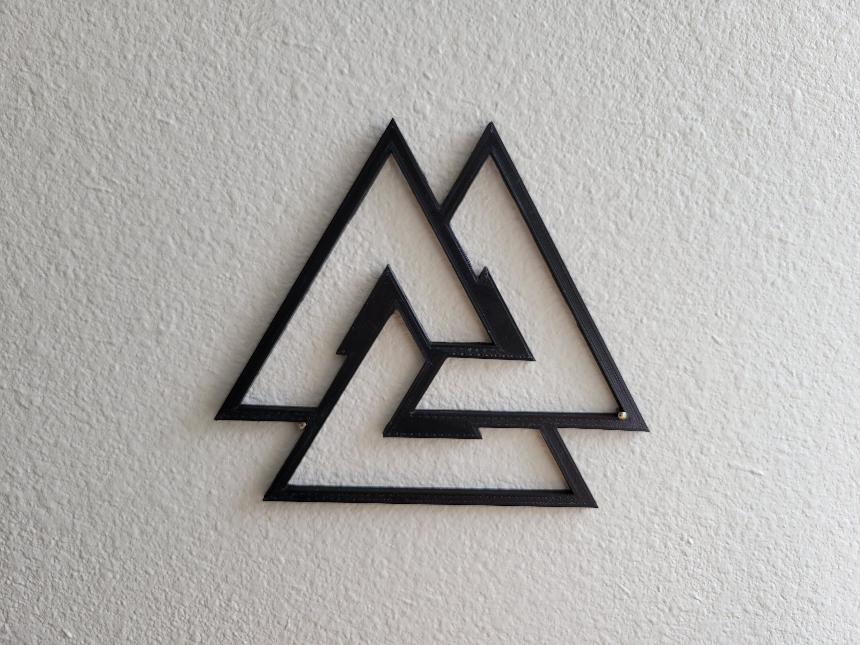 Valknut Wall Art Valknut Wall Decor Celtic Knot Celtic | Etsy