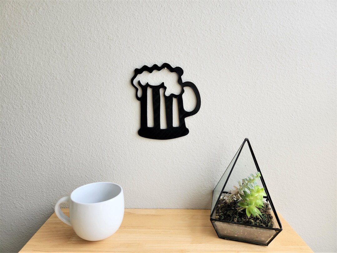Beer Mug Decor | Single Beer Mug Wall Art | Beer Art | Beer Decor ...