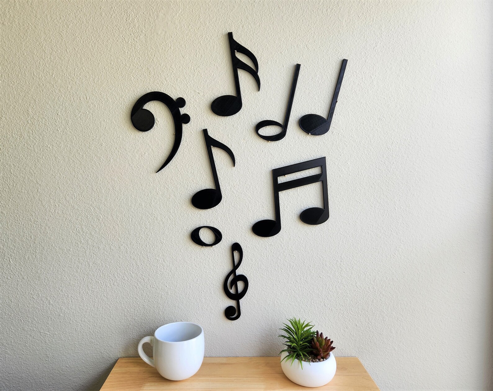 Musical Notes Wall Art | Musical Notes Decor | Music Notes | Music Wall ...