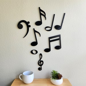 Musical Notes Wall Art | Musical Notes Decor | Music Notes | Music Wall ...
