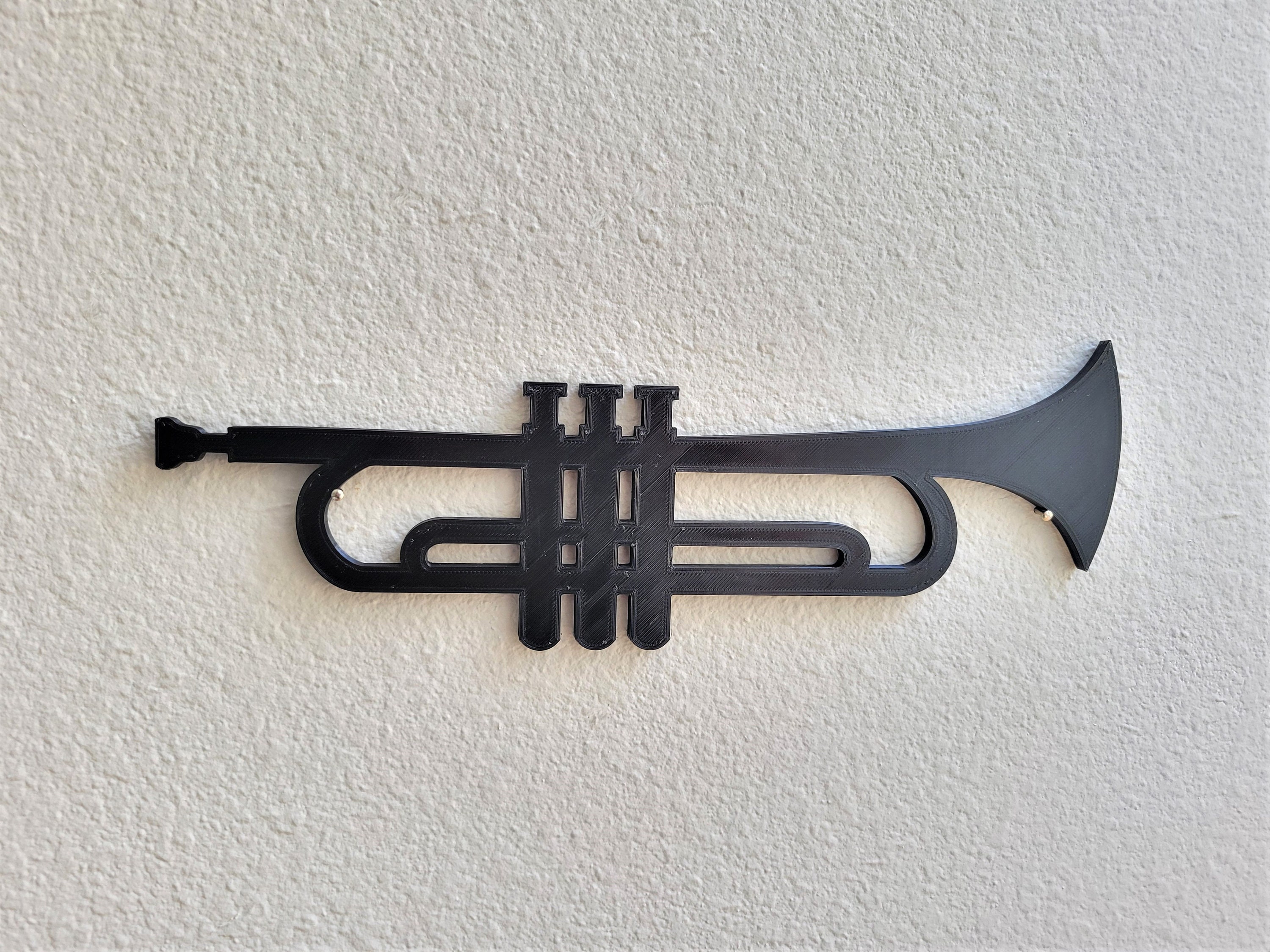 Trumpet Wall Art Trumpet Silhouette Decor Musical Wall Art - Etsy
