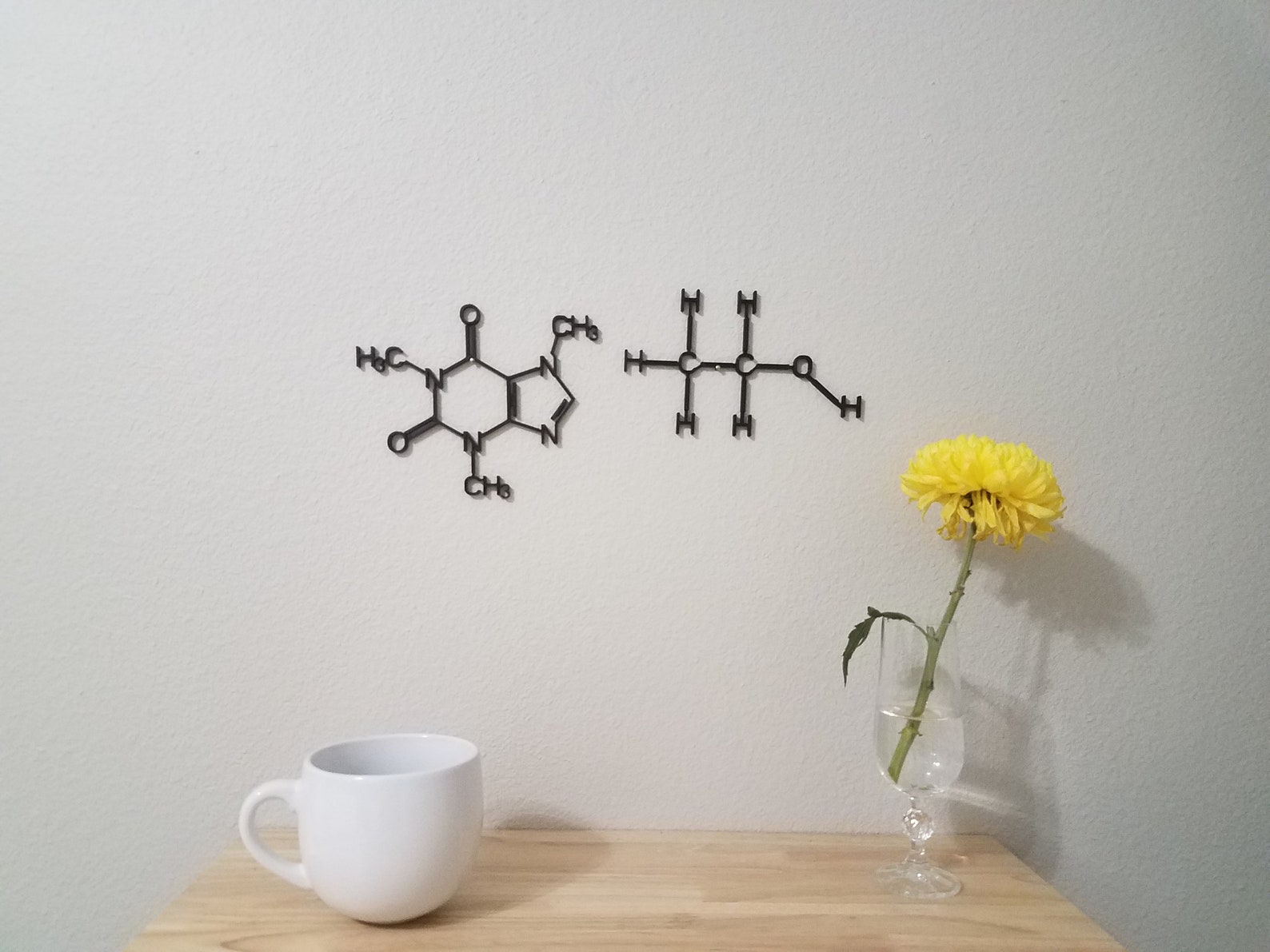 Alcohol Molecule Wall Decor Ethanol Alcohol Molecule Wall | Etsy