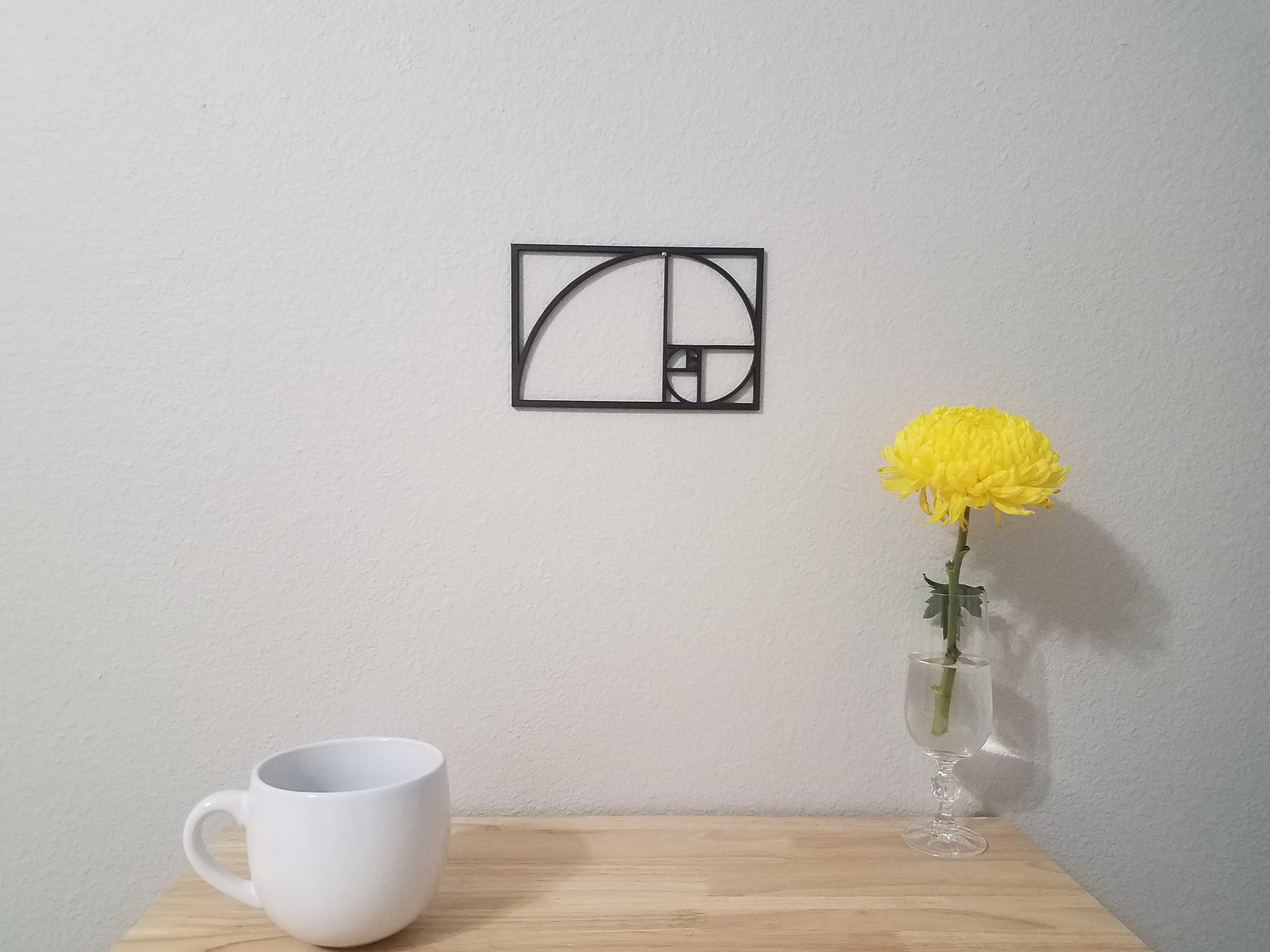 Golden Ratio Wall Art Golden Ratio Decor Fibonacci Number | Etsy