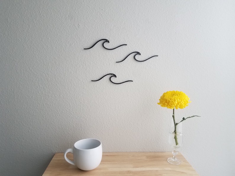 Wave Wall Decor Ocean Wave Decor Ocean Wall Art Nautical - Etsy