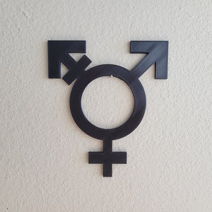 Transgender Sign Wall Art | Trans Wall Decor | Trans Gender Wall Art ...