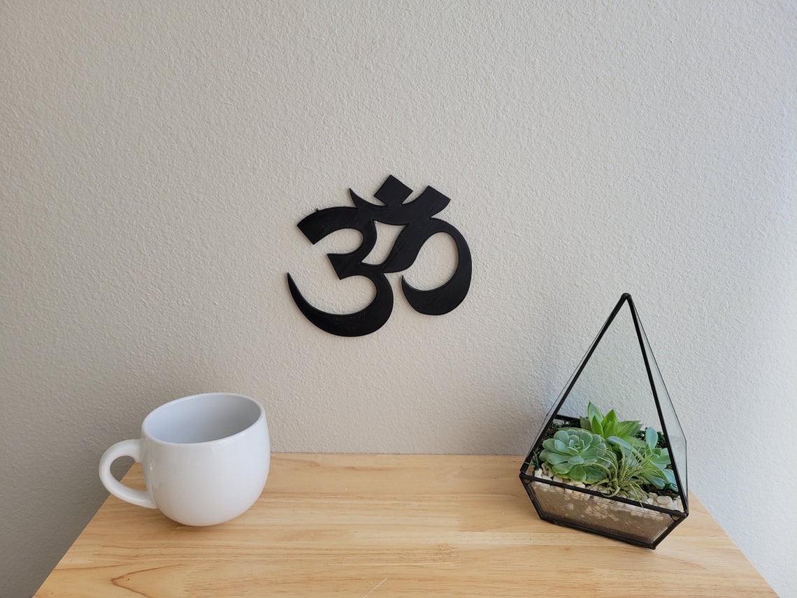 3D Printed Ohm Symbol Wall Art | Modern Home Decor - Etsy