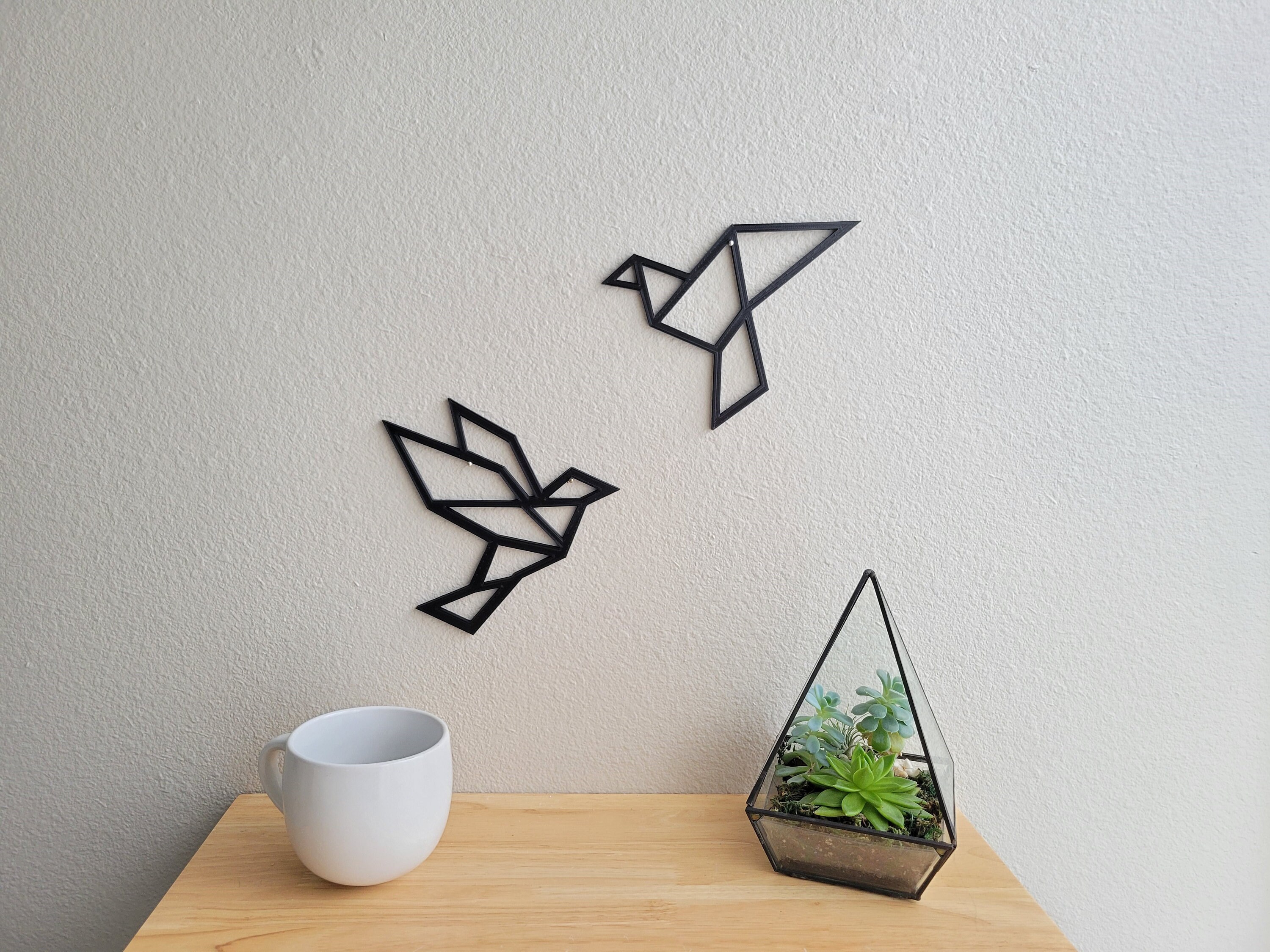 Origami Dove | Origami Wall Art | Nature Wall Art | Japanese Wall Art ...