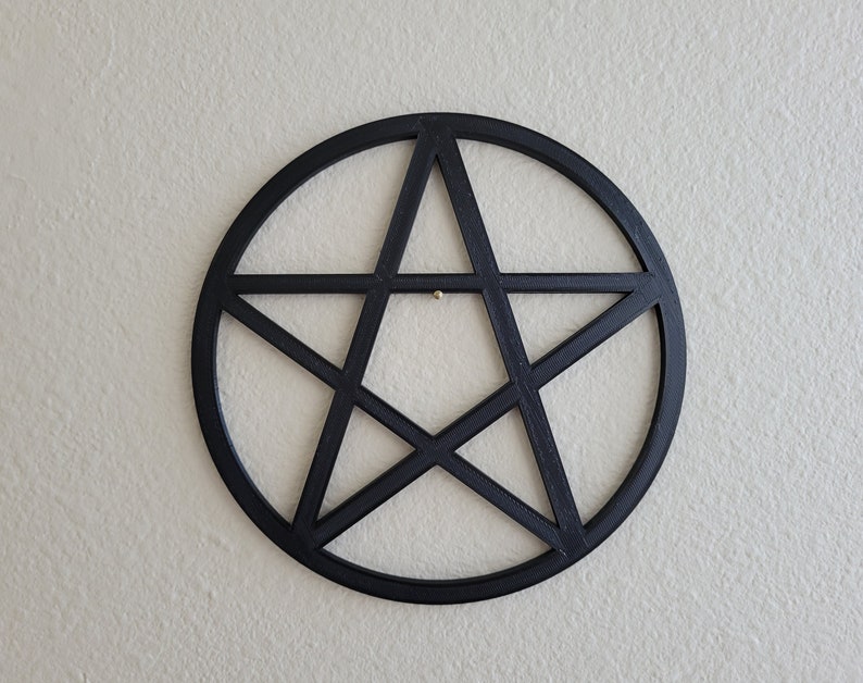 Pentagram Pentagram Wall Art Pentagram Decor Pagan Decor - Etsy