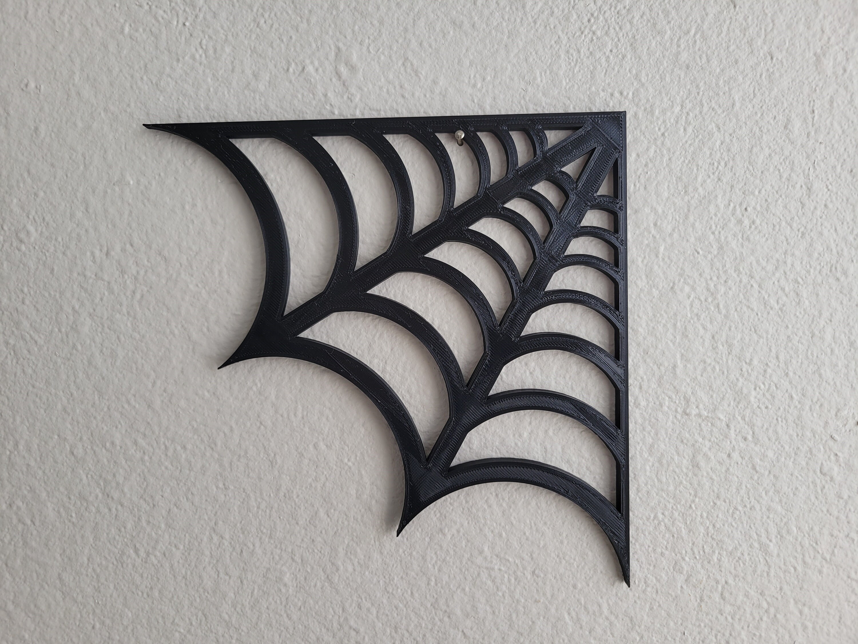 Corner Spider Web Wall Art | Halloween Wall Art | Spider Web Decor ...