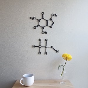 Alcohol Molecule Wall Decor | Ethanol Alcohol Molecule Wall Art ...