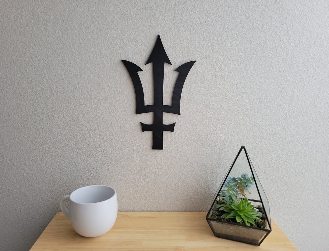 Poseidon Wall Art | Trident | Trident Symbol Wall Art | Poseidon Symbol ...