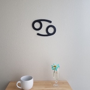 3D Printed Cancer Zodiac Sign Wall Art | June July Birthday Gift - Etsy
