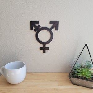 Transgender Sign Wall Art Trans Wall Decor Trans Gender Wall Art Trans ...