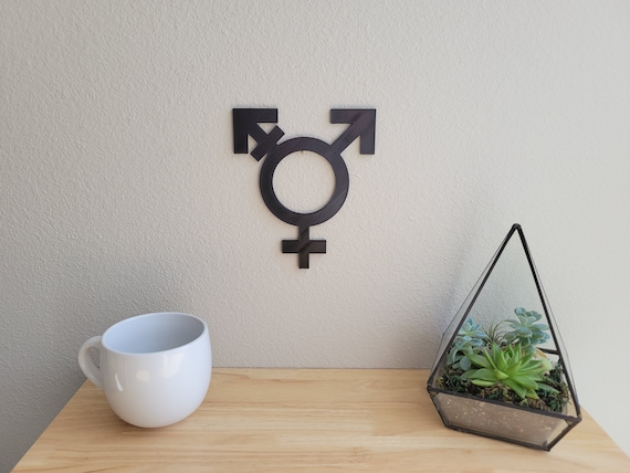 Transgender Sign Wall Art Trans Wall Decor Trans Gender - Etsy