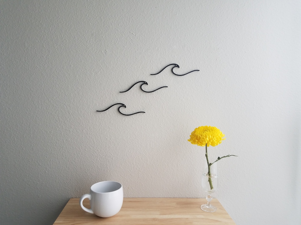 Wave Wall Decor Ocean Wave Decor Ocean Wall Art Nautical | Etsy
