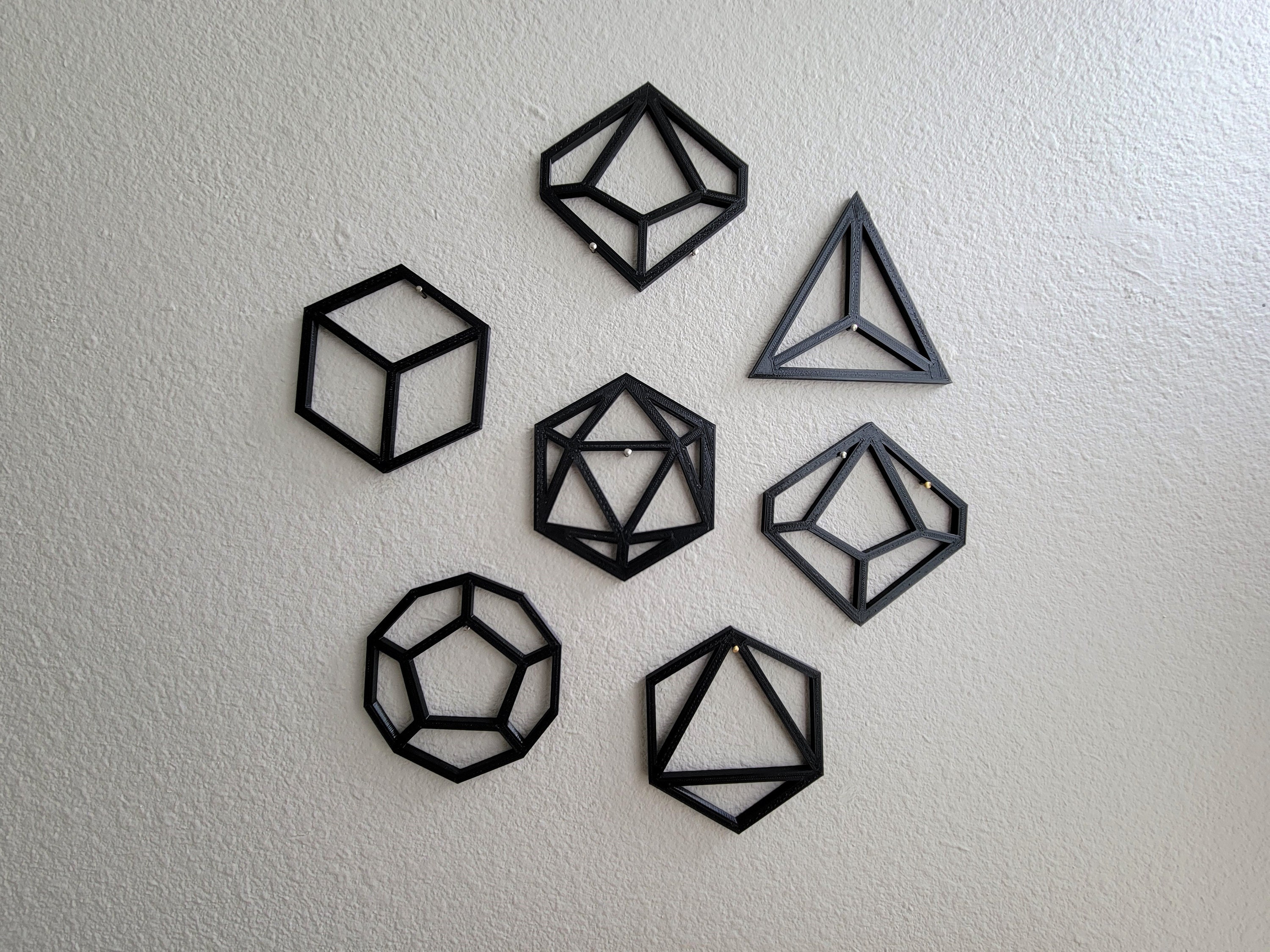 Dice Set Wall Art | Dice Wall Decor | Dungeons Wall Art | RPG Dice Set ...