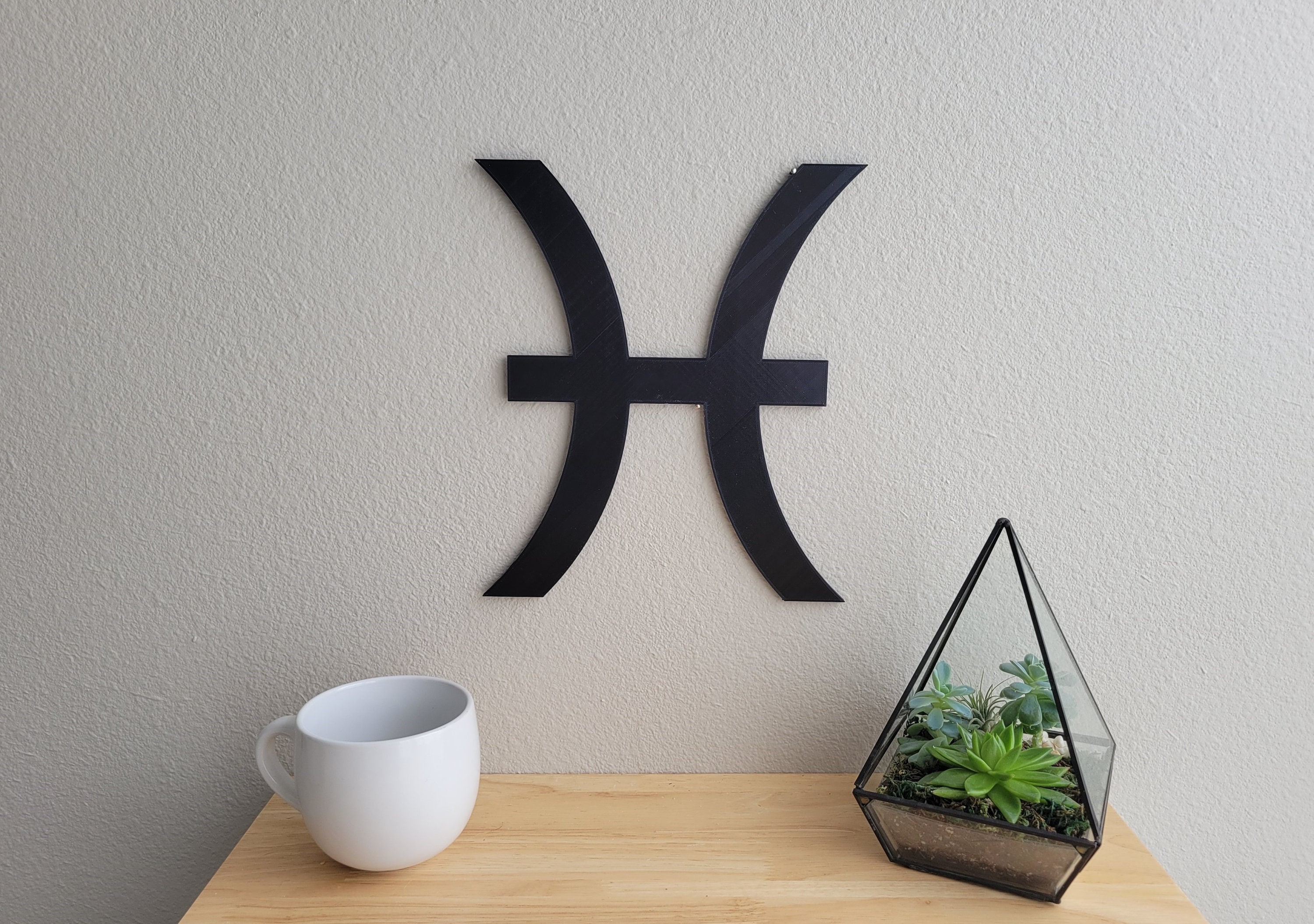 Pisces Wall Art Zodiac Sign Horoscope Art Zodiac Decor | Etsy