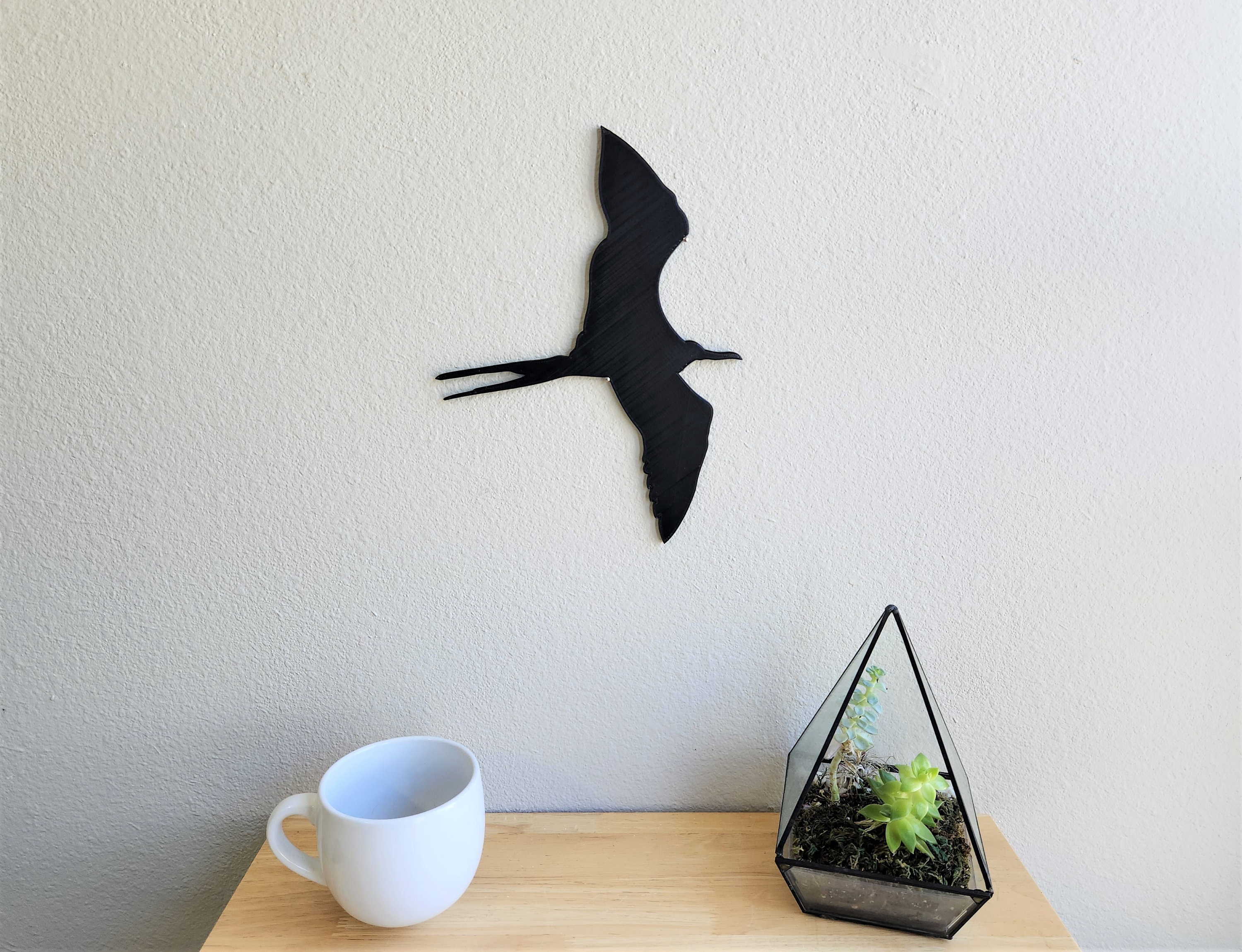 Frigate Wall Art | Iwa Bird Wall Art | Man of War Bird Decor | Birds ...
